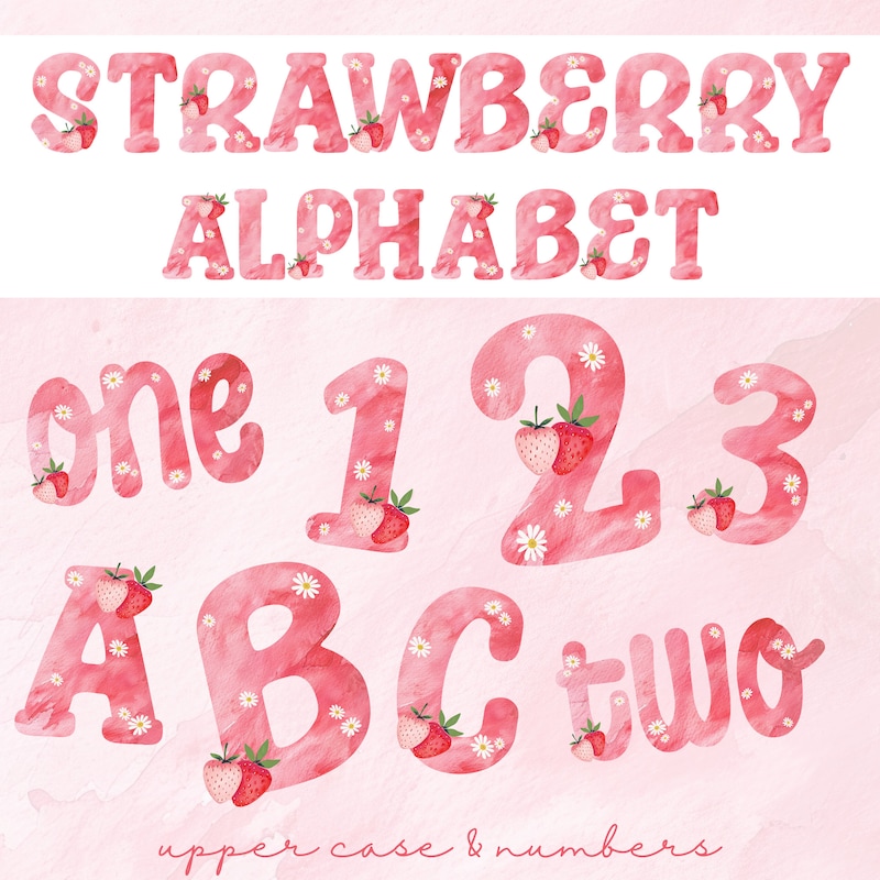 Berry Berry Numbers - Etsy