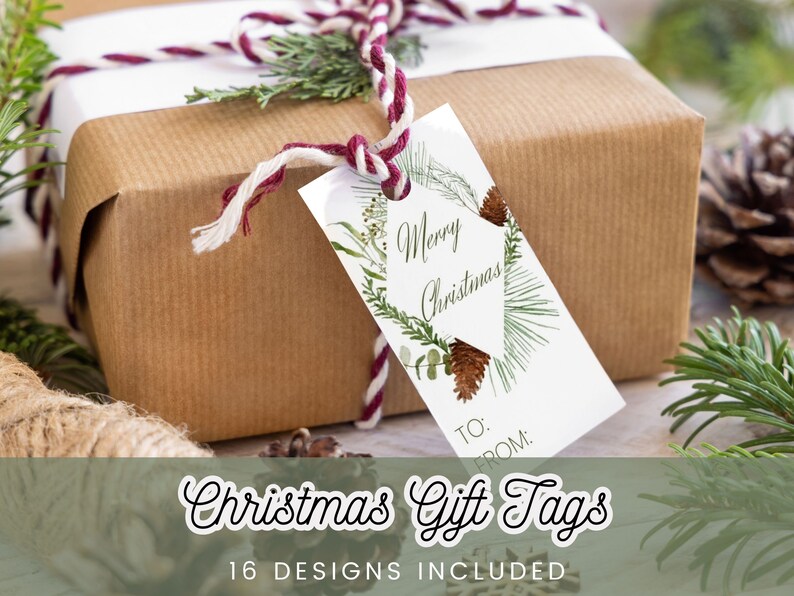 Printable Christmas Bundle, Meal Planner, Place Cards, Recipe Cards ...