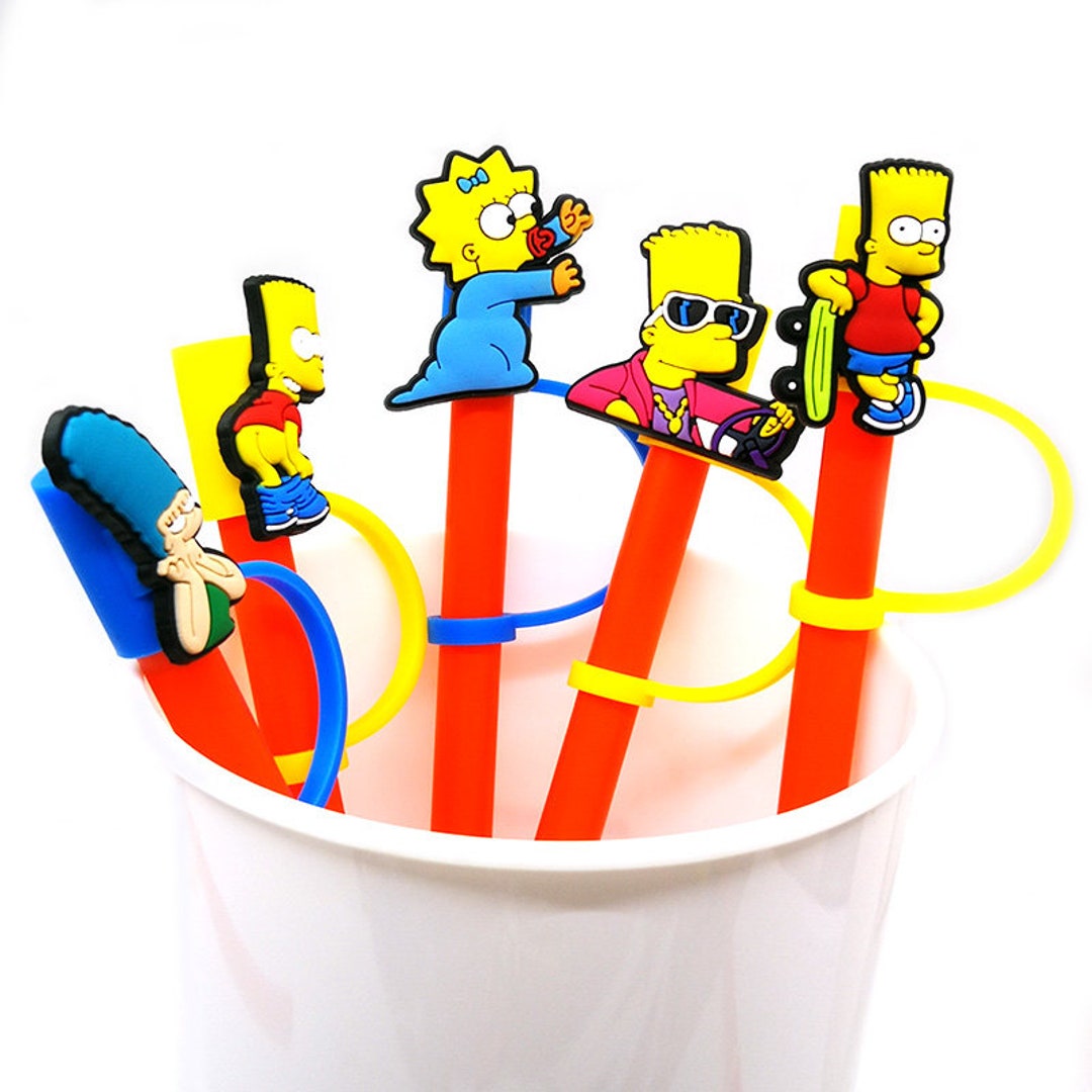 Custom Straw Cover, Custom Straw Stopper , Silicone Straw Topper, Made ...