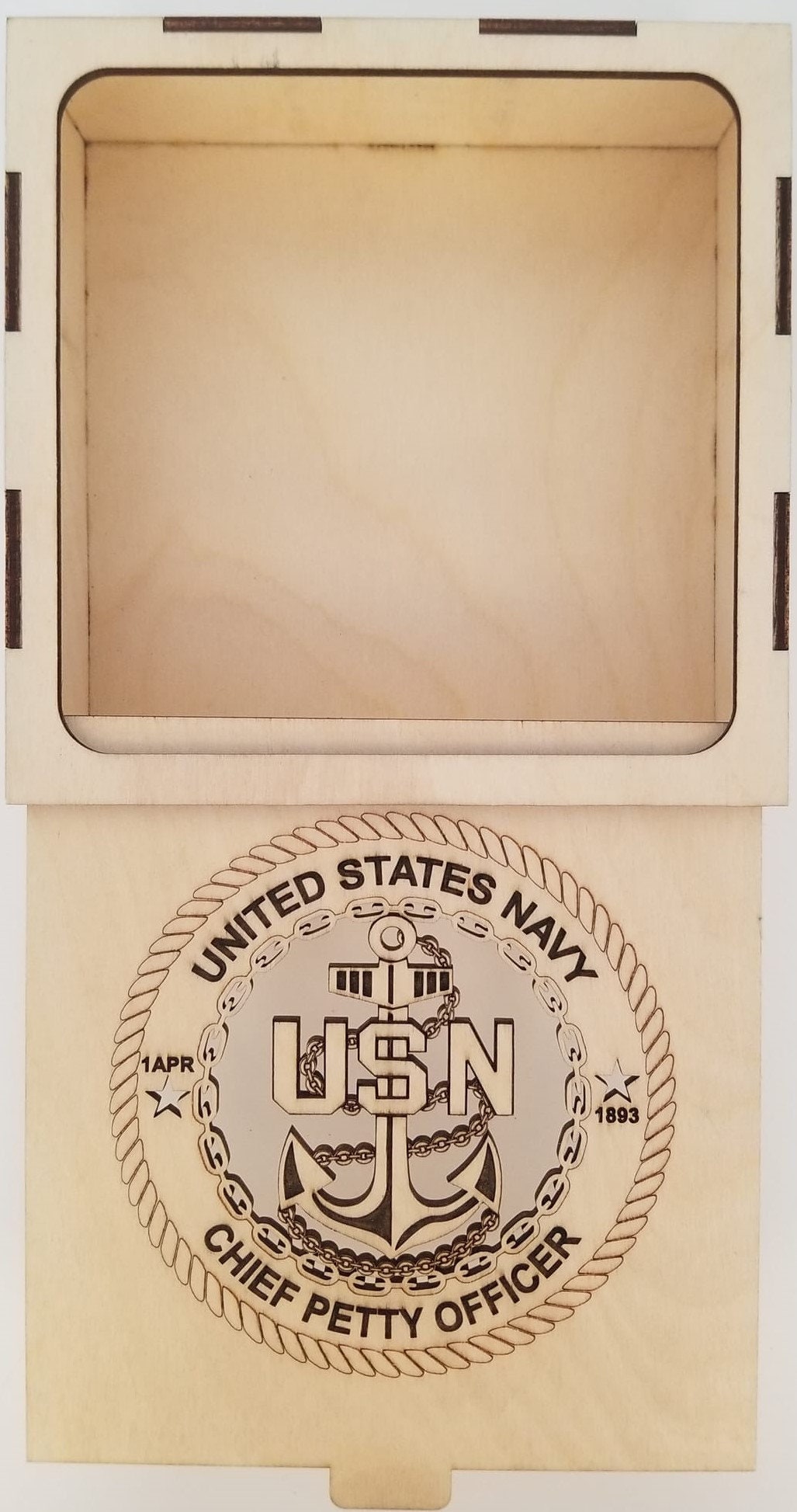 US Navy CPO Slider Box - Etsy