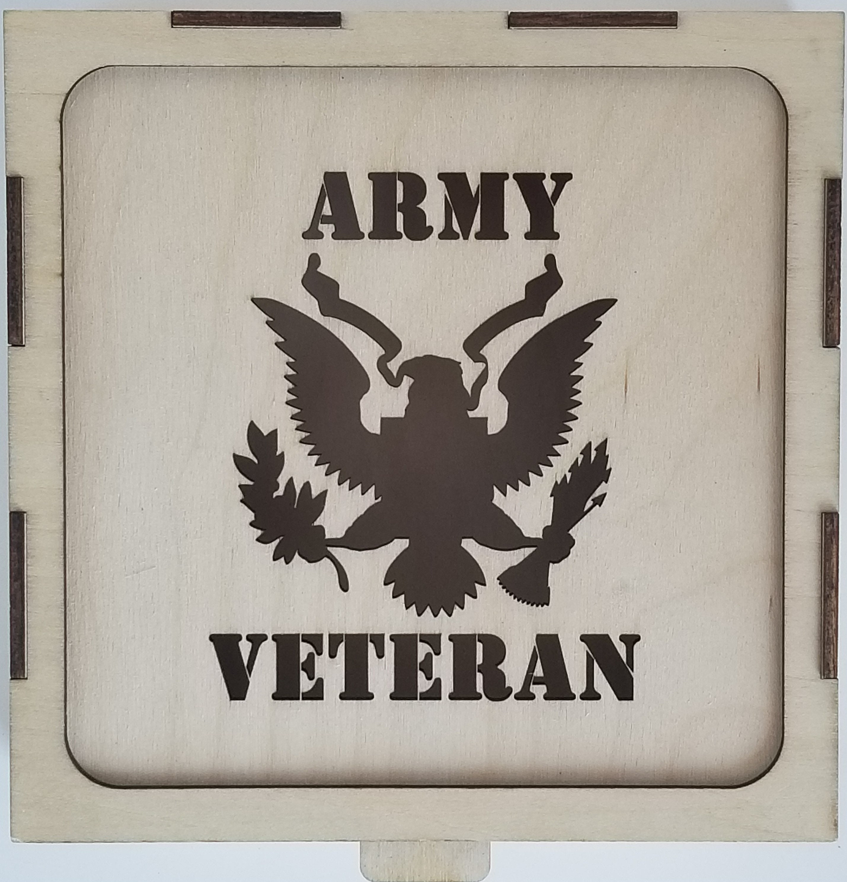 US Army Veteran Slider Box - Etsy