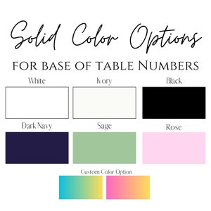 Wedding Wood Table Numbers - Etsy