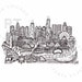 Ink Drawing of Chicago Landmarks - Etsy