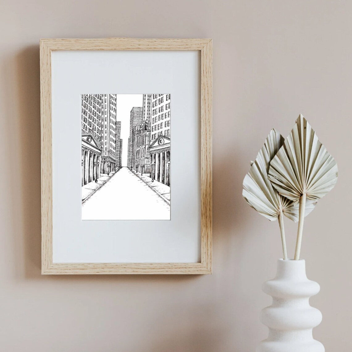 Chicago Ink Drawing - Etsy