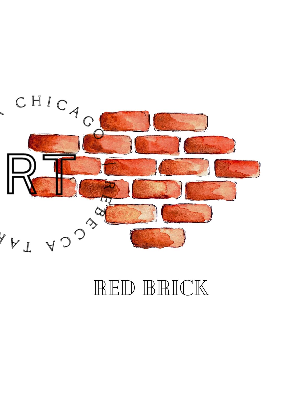 Colors of Chicago-red Brick - Etsy