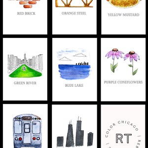 Colors of Chicago-brown Line - Etsy