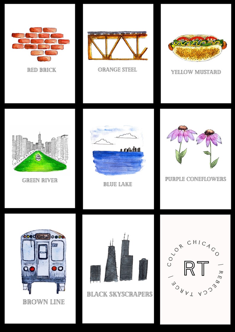 Colors of Chicago-red Brick - Etsy