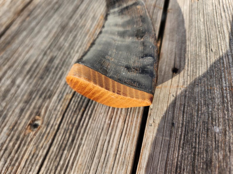Goat Horn Pan Primer With a Hedge Plug on the End. - Etsy
