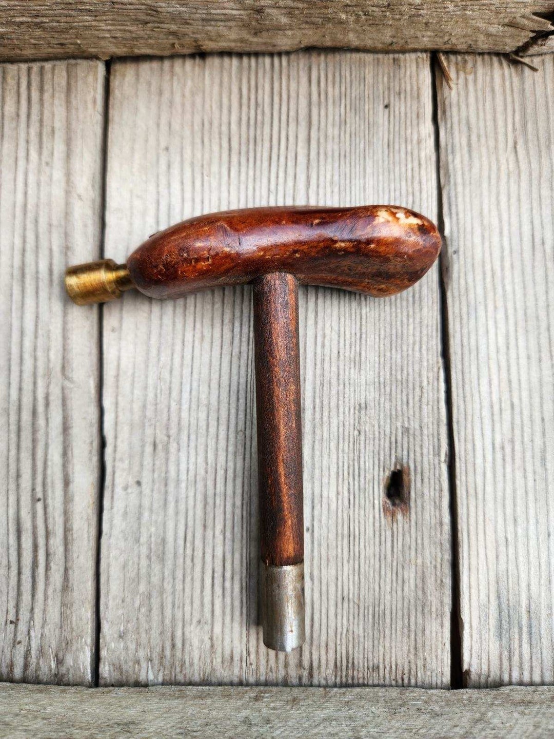 Ball Starter With Antler Handle and Brass Short Starter - Etsy