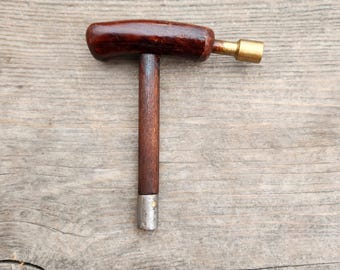 Ball Starter With Wood Handle and Brass Short Start on End of Handle - Etsy