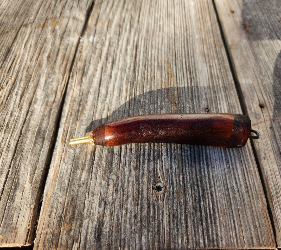 Black Powder Spring Loaded Pan Primer Made From Antler, Wood End and ...
