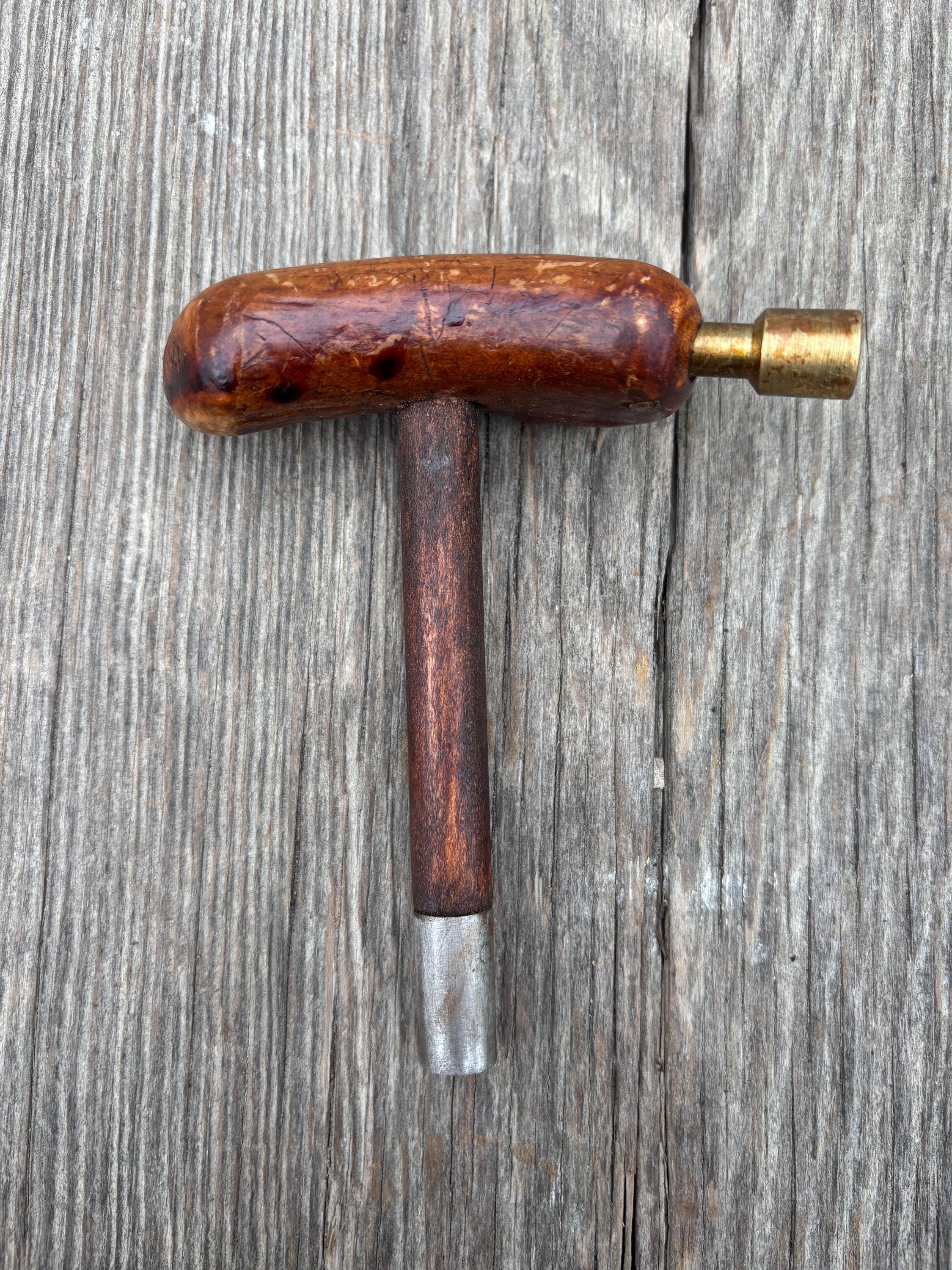 Ball Starter With Brass Short Start,and Antler Handle to Use With a 54 ...