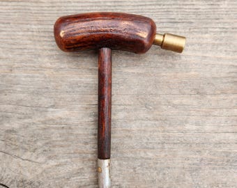 Ball Starter With Wood Handle and Brass Short Start on End of Handle - Etsy
