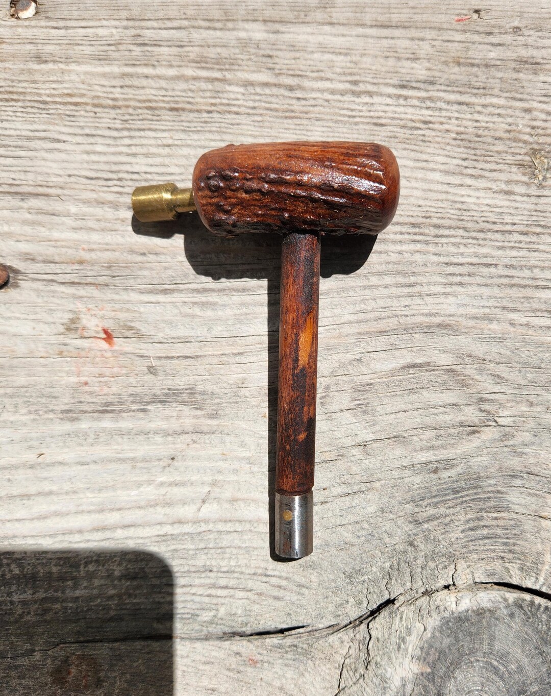 Ball Starter With Brass Short Start, Handle Made With Antler, to Be ...