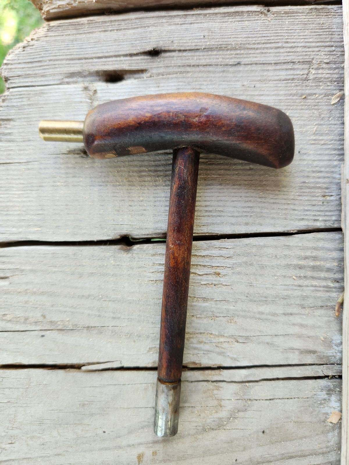 Ball Starter With Wood Handle and Brass Short Start on End of Handle - Etsy