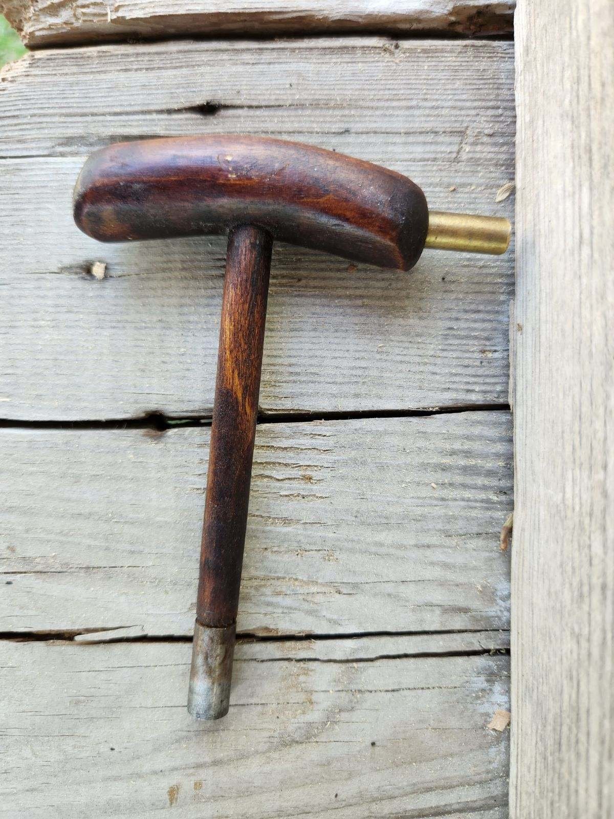 Ball Starter With Wood Handle and Brass Short Start on End of Handle - Etsy