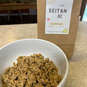 Easy-to-make DIY Seitan Mix - Just Add Liquid -oil-free - WFPB - Etsy