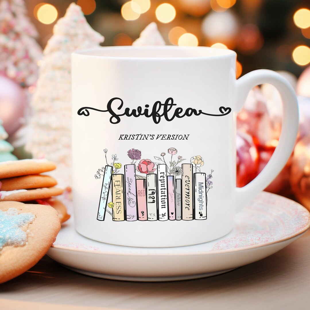 Floral Music Album Mug Swiftea Mug Music Album Mug Swiftie - Etsy