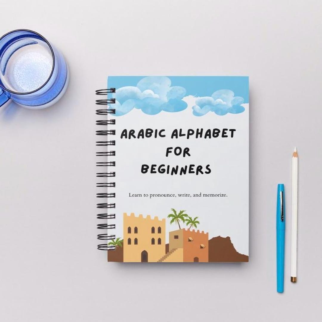 13 Pcs Learn Arabic Alphabet for Children: Workbook for Beginners ...
