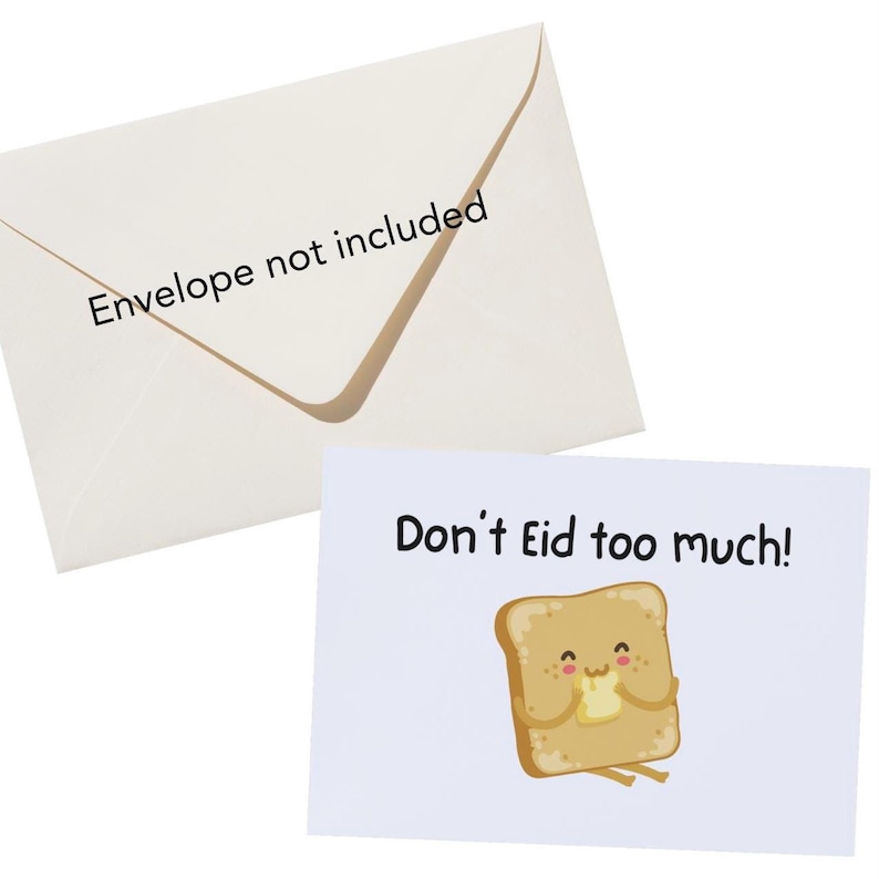 10pc Funny Cute Digital Eid Postcards | Unique Eid Greeting Card | Eid ...