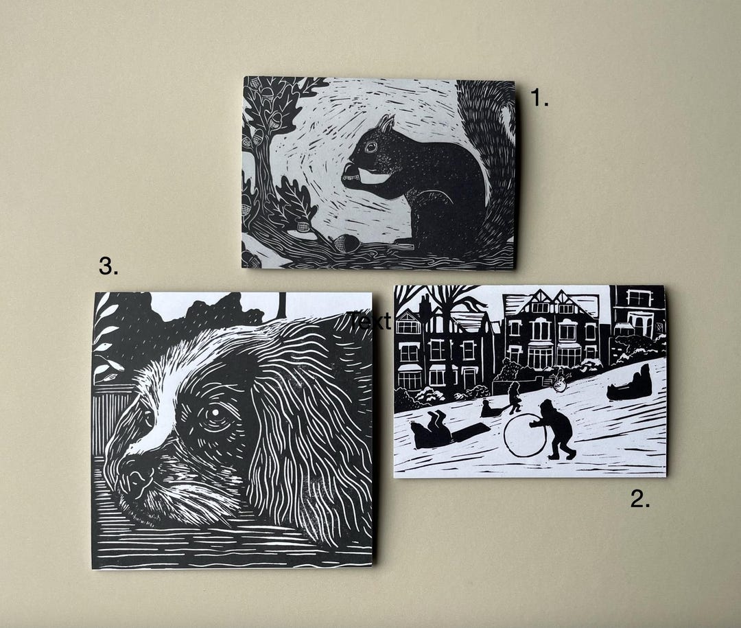 Mix and Match Card Bundle - Greeting Cards - Set of 4 - Etsy