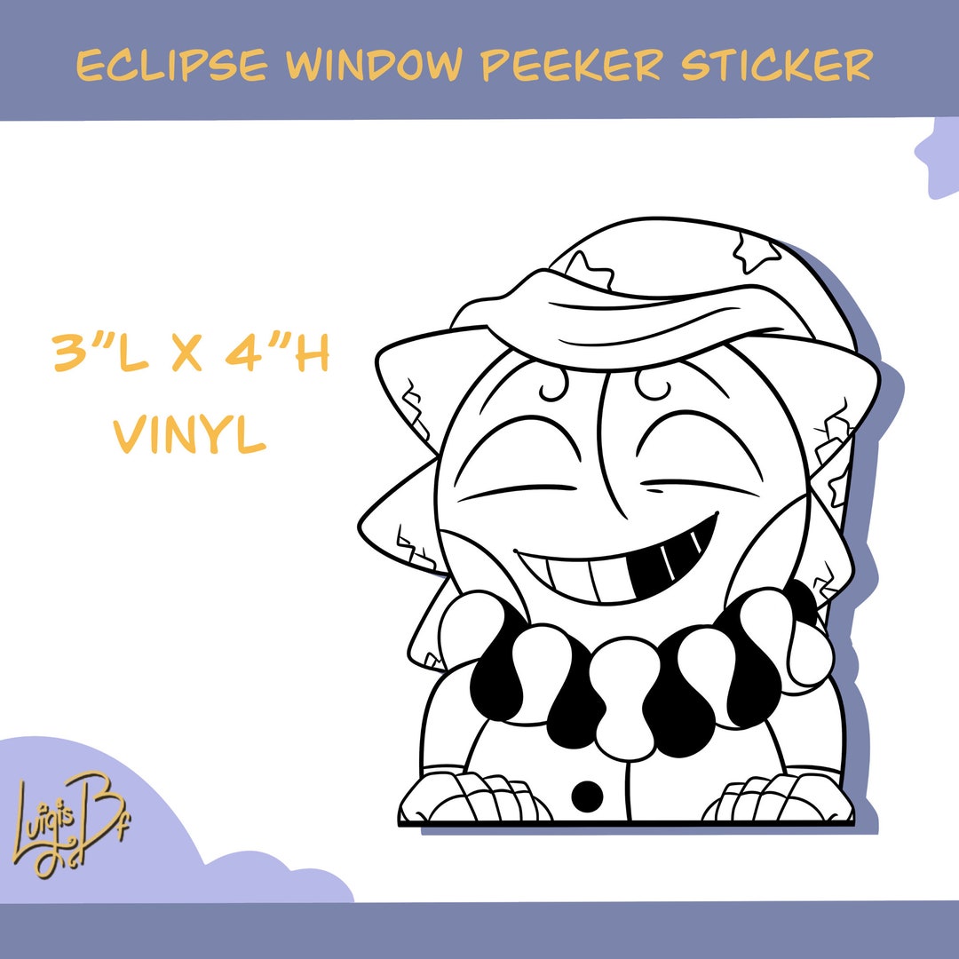 FNAF OG Eclipse Window Peeker Sticker - Etsy