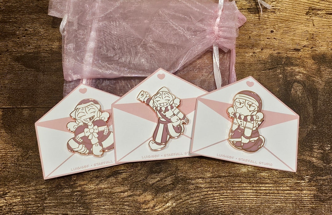 FNAF Sundrop, Moondrop, and Eclipse 2024 Valentines Day Enamel Pins ...