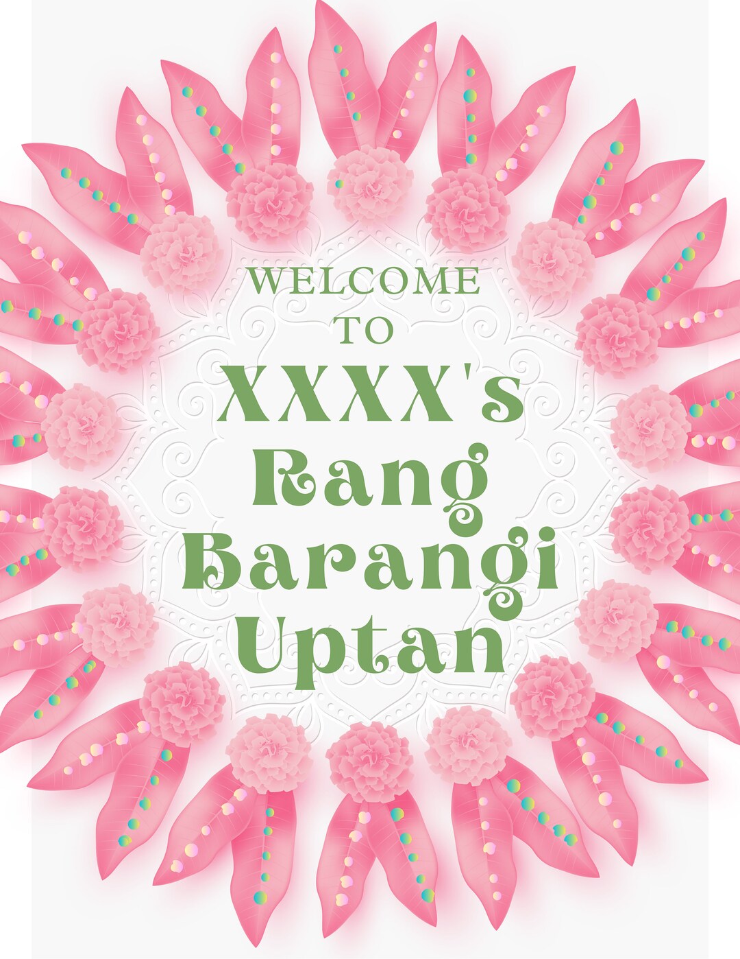 Desi Wedding Welcome Sign - Etsy