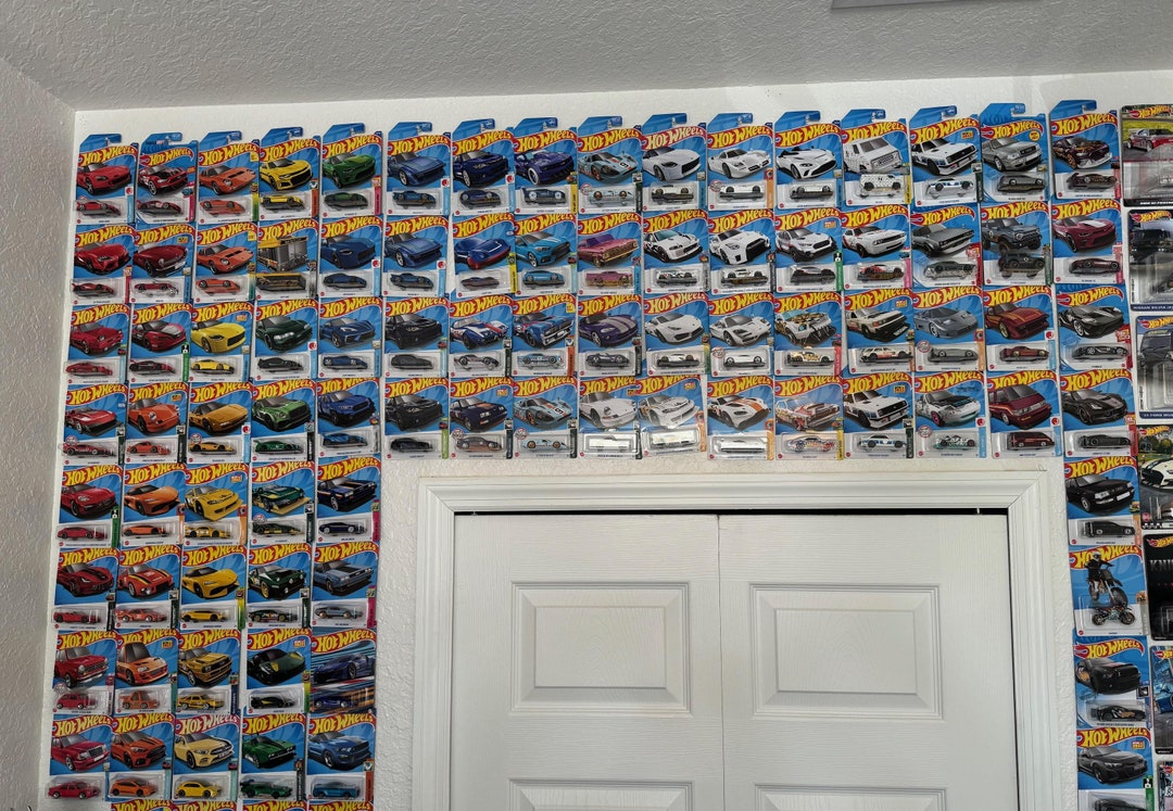 Die-cast Wall Display for Standard Carded Hot Wheels, Matchbox, and ...