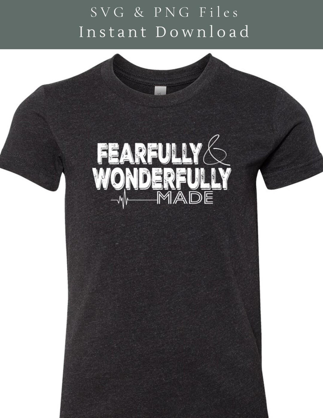 Fearfully and Wonderfully Made Svg Fearfully and Wonderfully - Etsy