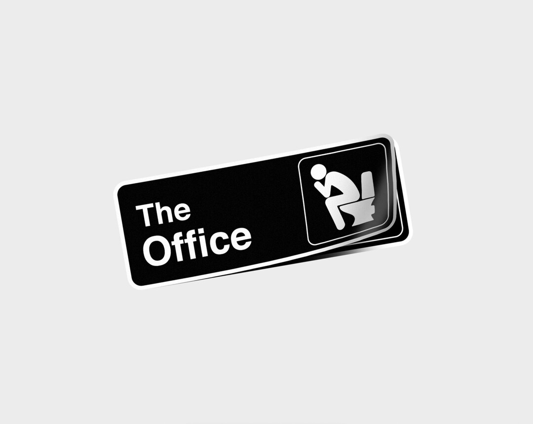 The Office Parody Sticker Indoor Stickers Waterproof Stickers Glossy ...