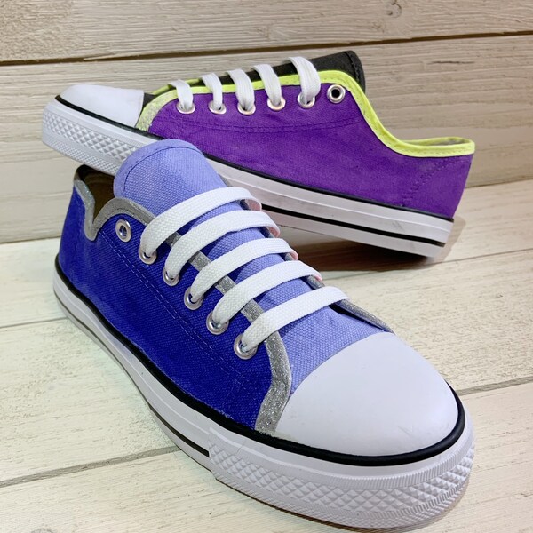 Colorblock Shoes - Etsy