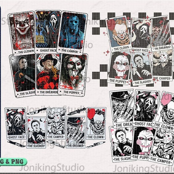 Ghostface Tarot Card - Etsy