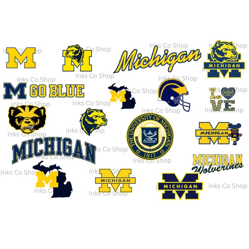Michigan Wolverine Logo Svg - Etsy