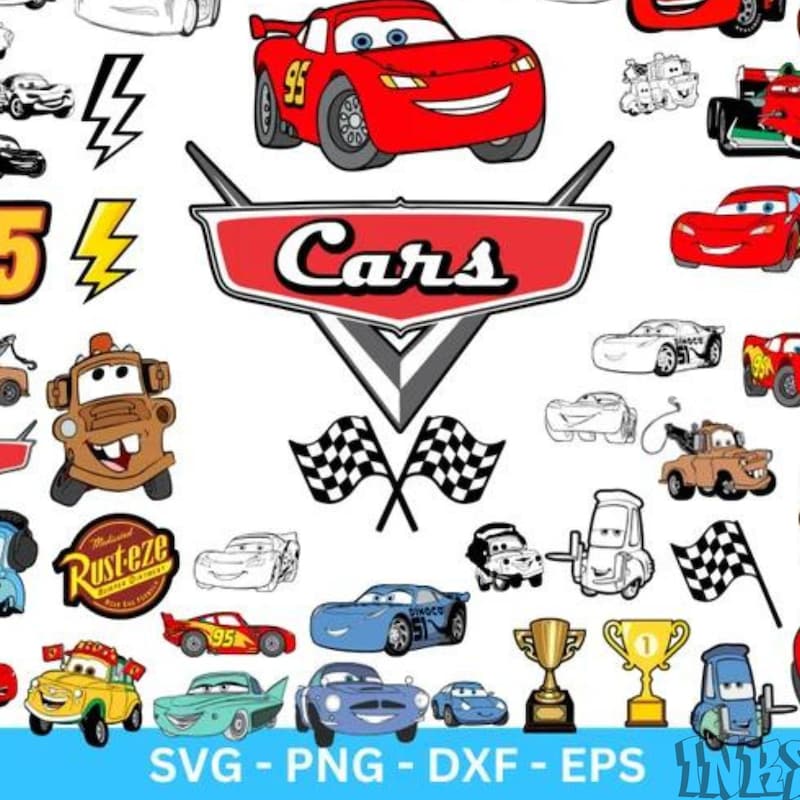 Cars Movie Logo Svg - Etsy