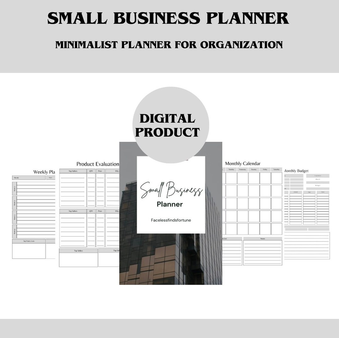 Small Business Digital Planner Online Planner Instant Download Instant ...