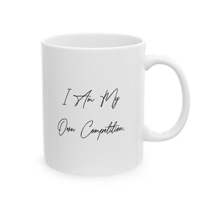 Self Love Affirmation Coffee Cup, Motivational Ceramic Mug for Daily ...