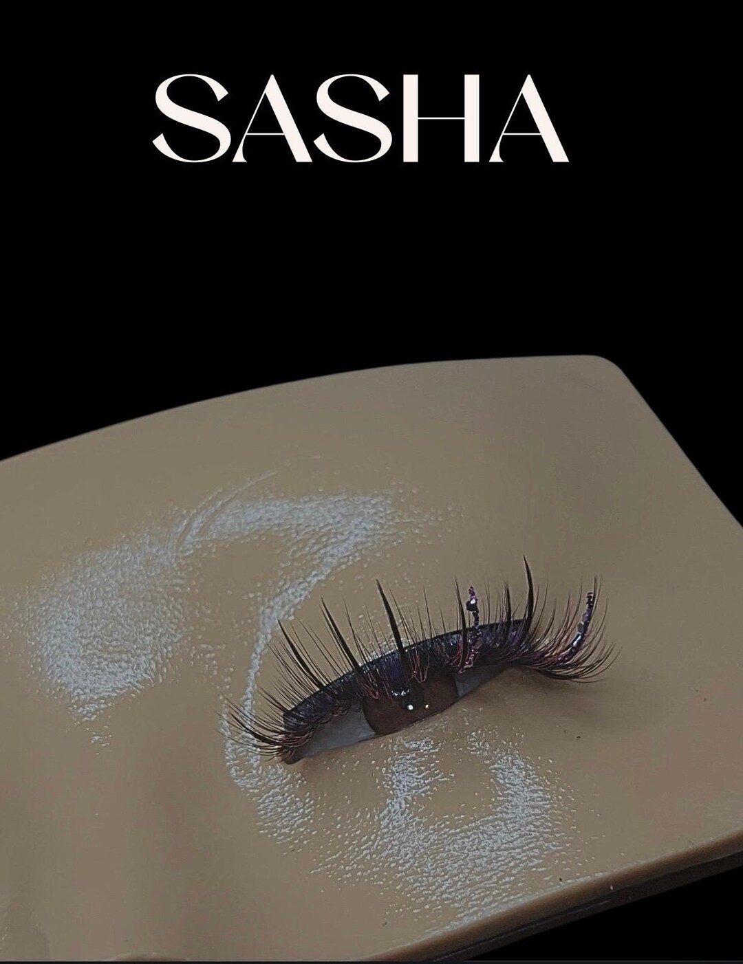 Pink Purple Sparkle Eyelash Strips – Unique Glitter Lashes for Glam Makeup Looks, SASHA - Etsy