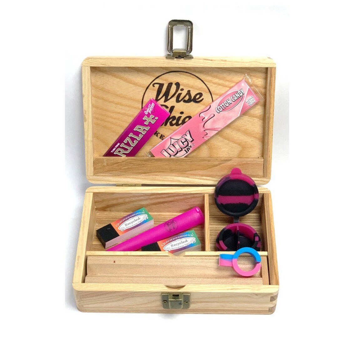 Wooden Rolling Box Set Pink - Etsy
