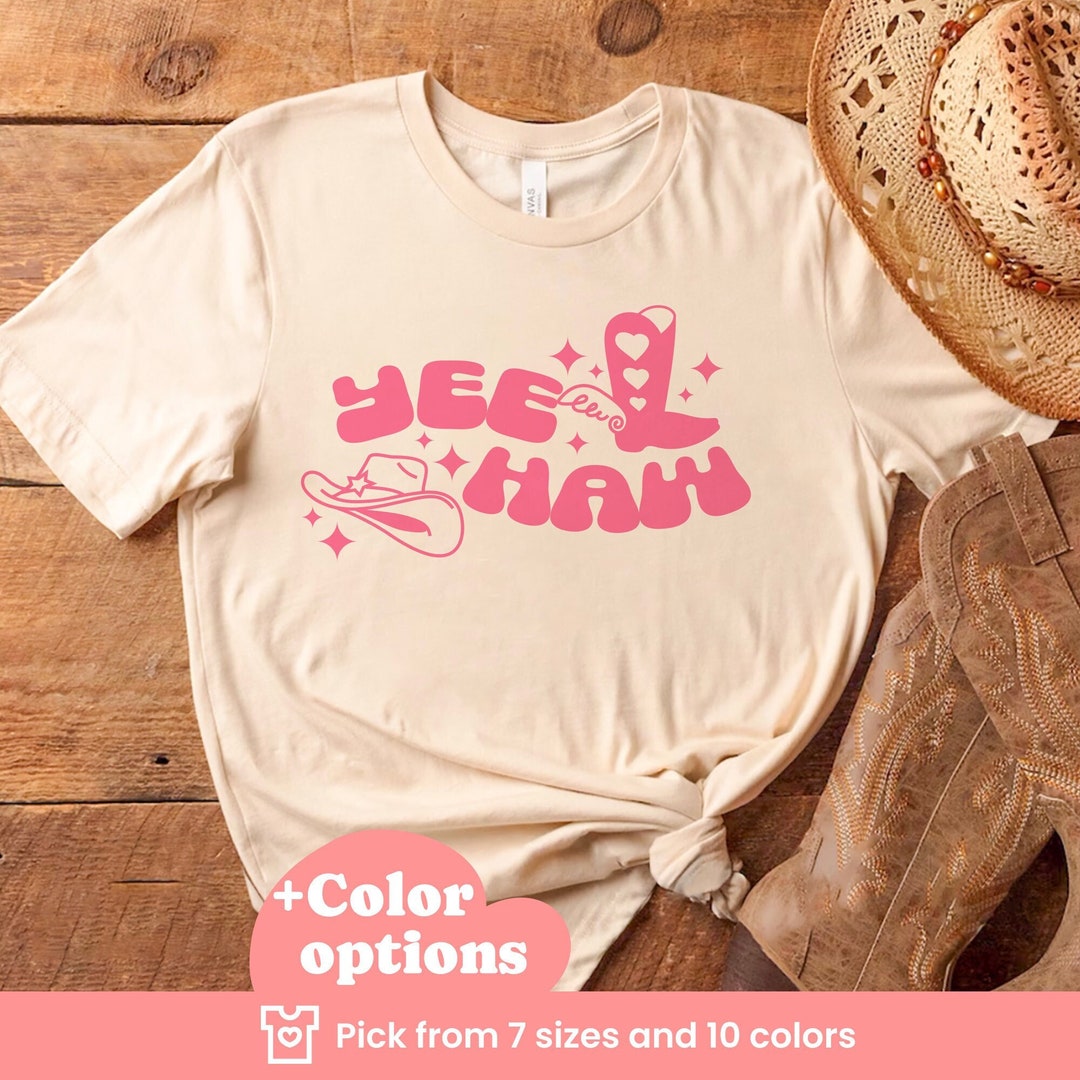 Retro Yeehaw Cowgirl Shirt: Vintage Western Tee - Etsy