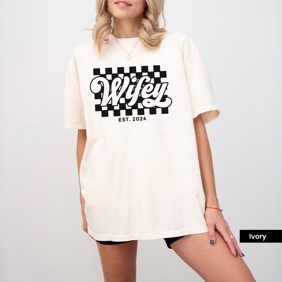 Custom Wifey Shirt Comfort Colors for Bride in My Wifey Era T-shirt for Women Shirt for New Wife ...