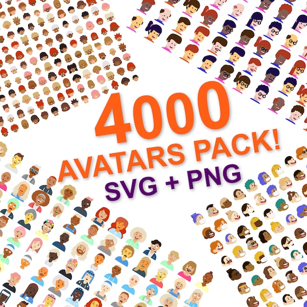 Avatar Svg - Etsy