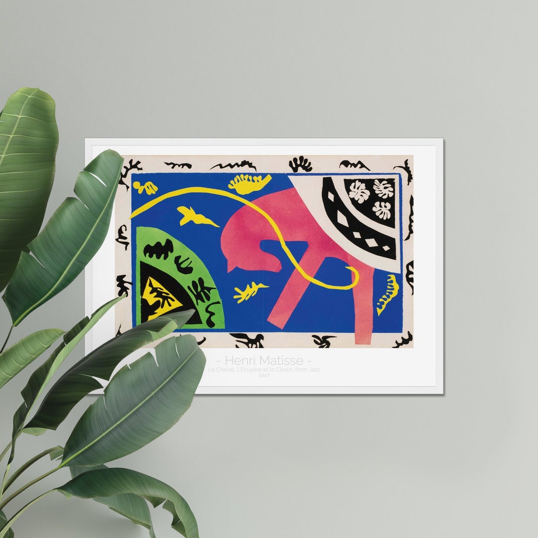 Henri Matisse Le Cheval Lecuyére Et Le Clown From Jazz - Etsy