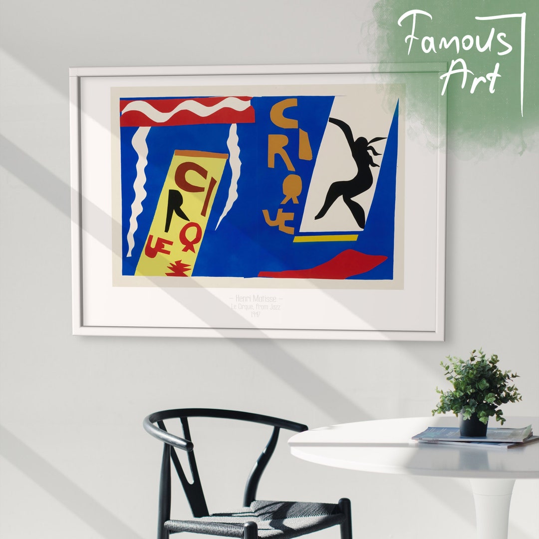 Henri Matisse Le Cirque From Jazz 1947 Wall Art Printable - Etsy