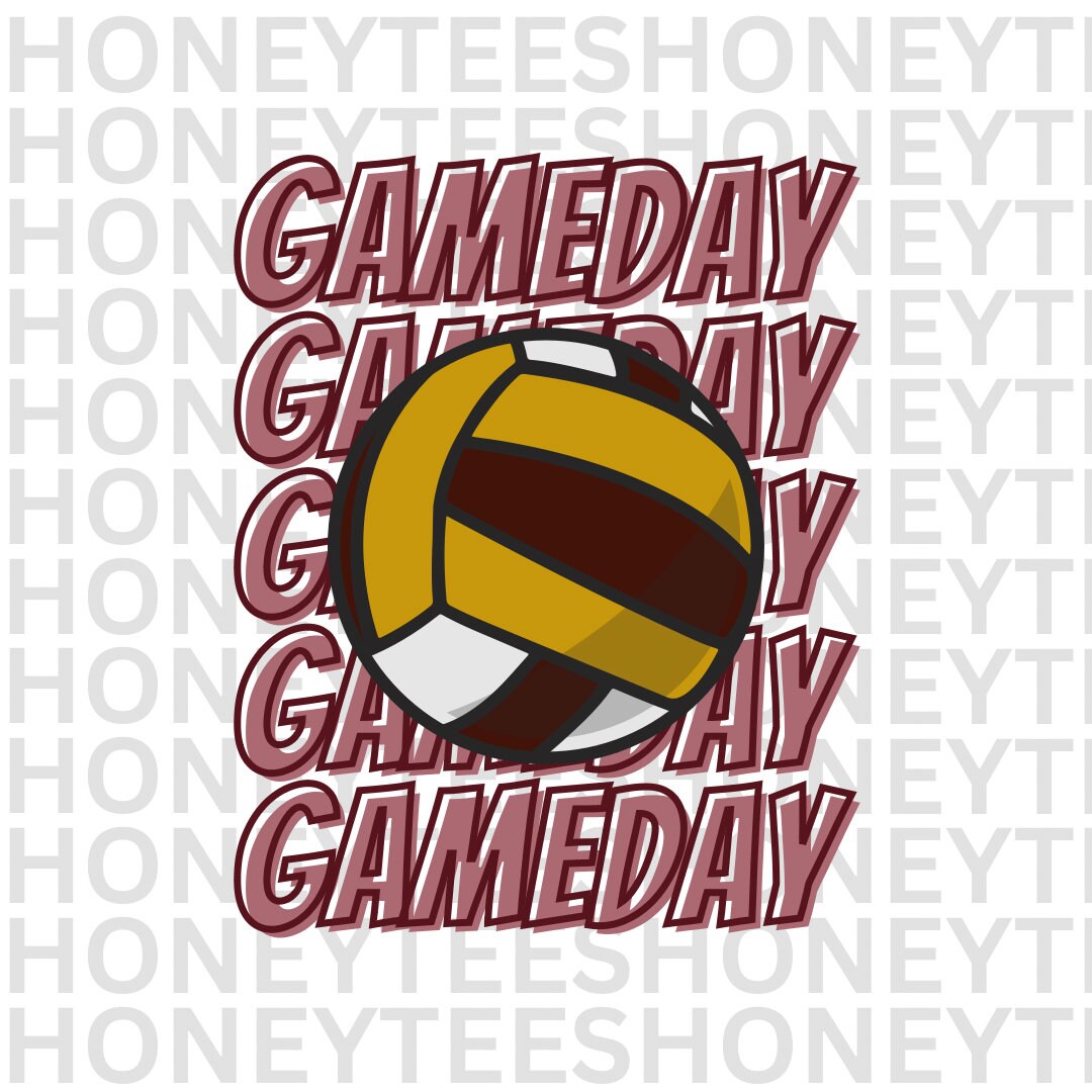 Volleyball Gameday SVG - Etsy