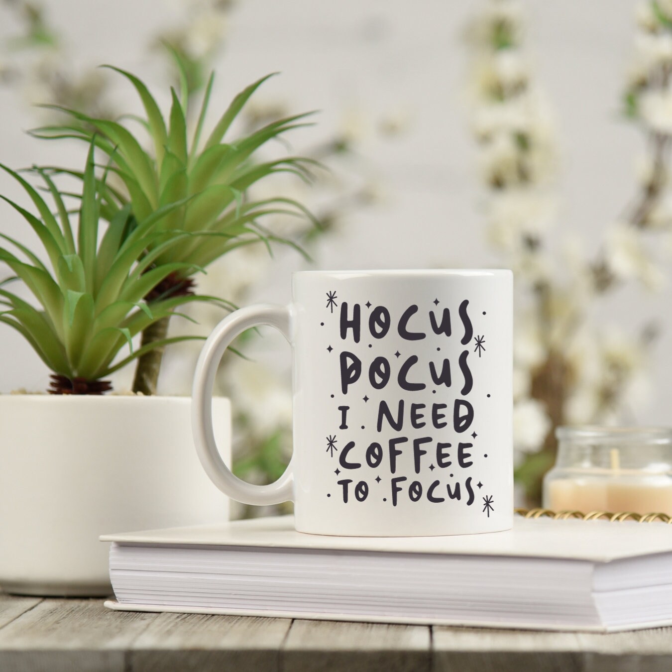 Hocus Pocus I Need Coffee to Focus 12oz Mug - Etsy