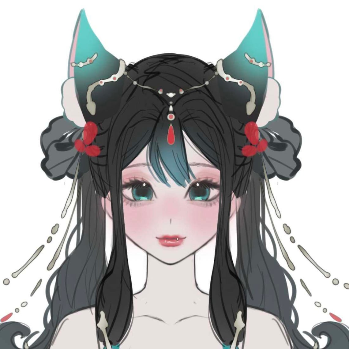 Live2d Vtuber Model Half Body Vtuber Model - Etsy