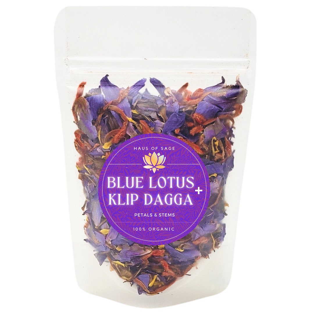 100% Organic Egyptian Blue Lotus Klip Dagga Loose Leaf Herbal Tea No ...