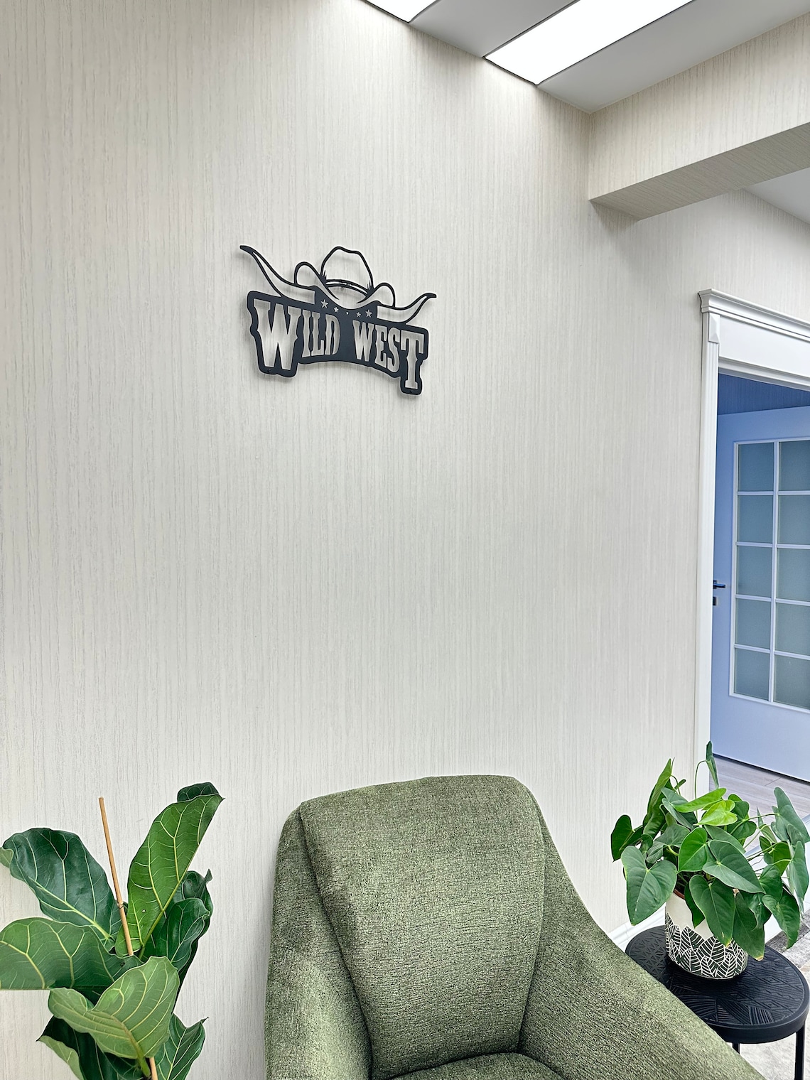 Wild West Sign, Metal Wall Art, Wild West Wall Decor, Metal Artwork ...