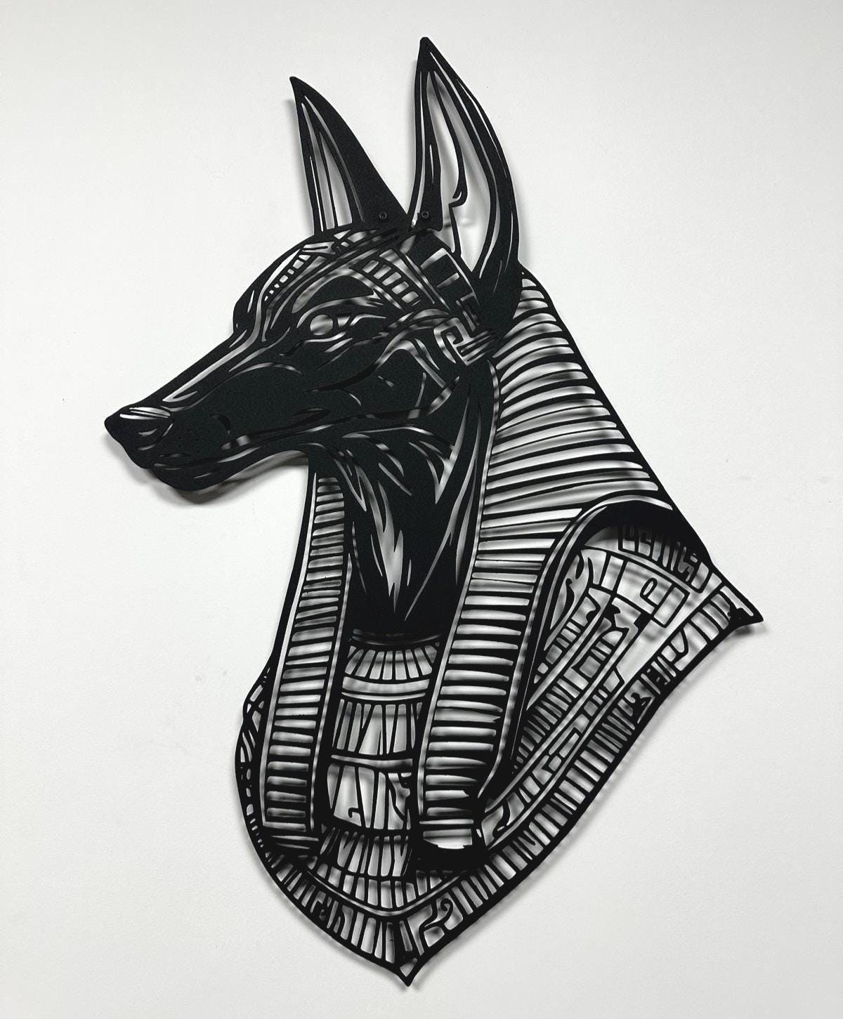 Anubis Metal Wall Art, Anubis Art, Mythological Wall Art, Egyptian ...